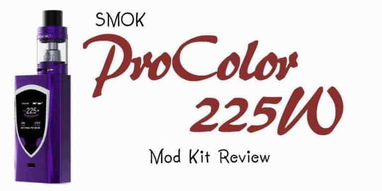 Smok ProColor 225W Mod Kit Review by SmokeTastic